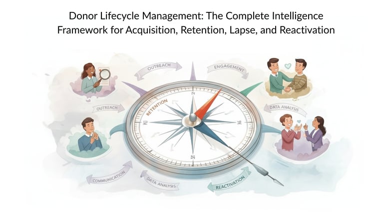 Donor Lifecycle Management: The Complete Intelligence Framework for Acquisition, Retention ...